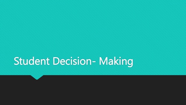 Encouraging Student Decision- Making.pptx