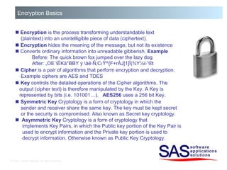 Protecting Sensitive Data using Encryption and Key Management | PPT