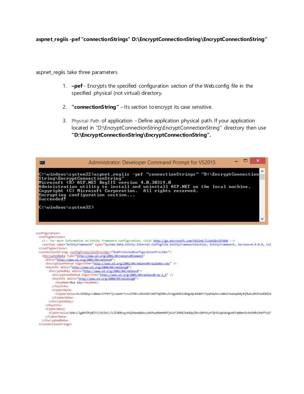 Encrypt Connection String In Nfig
