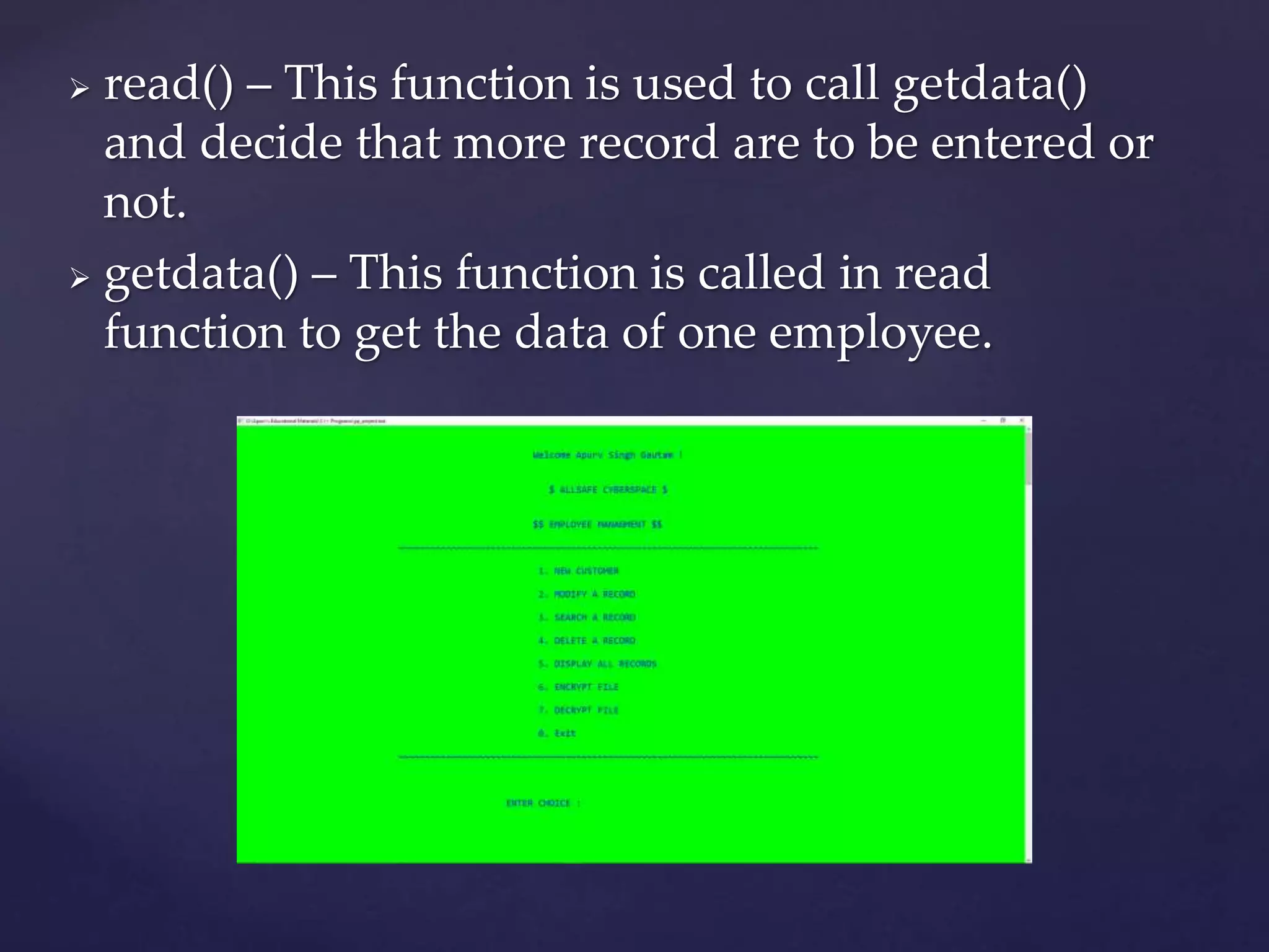 Encrypted database management system | PPTX | Databases | Computer Software and Applications