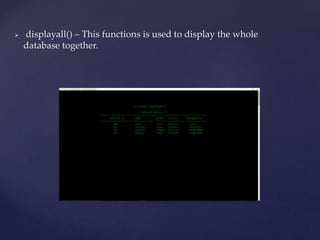 Encrypted database management system | PPTX | Databases | Computer ...