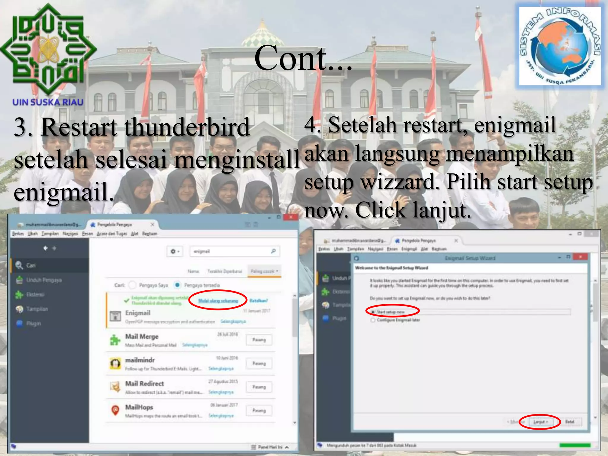 Encrypted email with Mozilla ThunderBird Use Public Key Infrastructure | PPT
