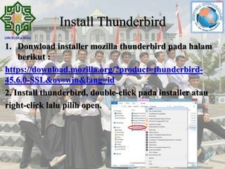 Encrypted email with Mozilla ThunderBird Use Public Key Infrastructure | PPT