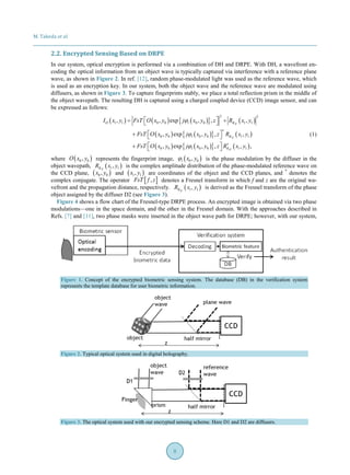 Encrypted sensing of fingerprint image | PDF | Free Download