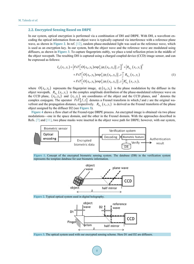 Encrypted sensing of fingerprint image | PDF | Free Download