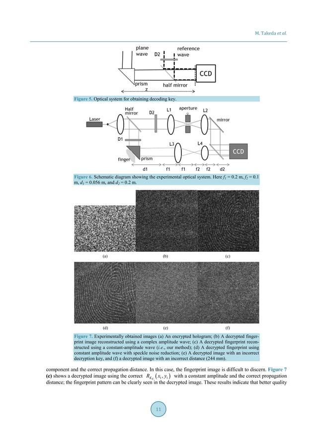 Encrypted sensing of fingerprint image | PDF