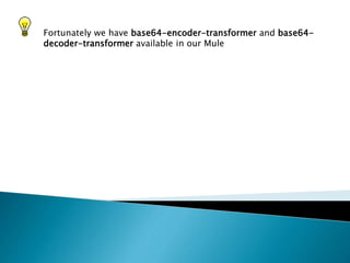 Encrypting/Decrypting mule | PPT