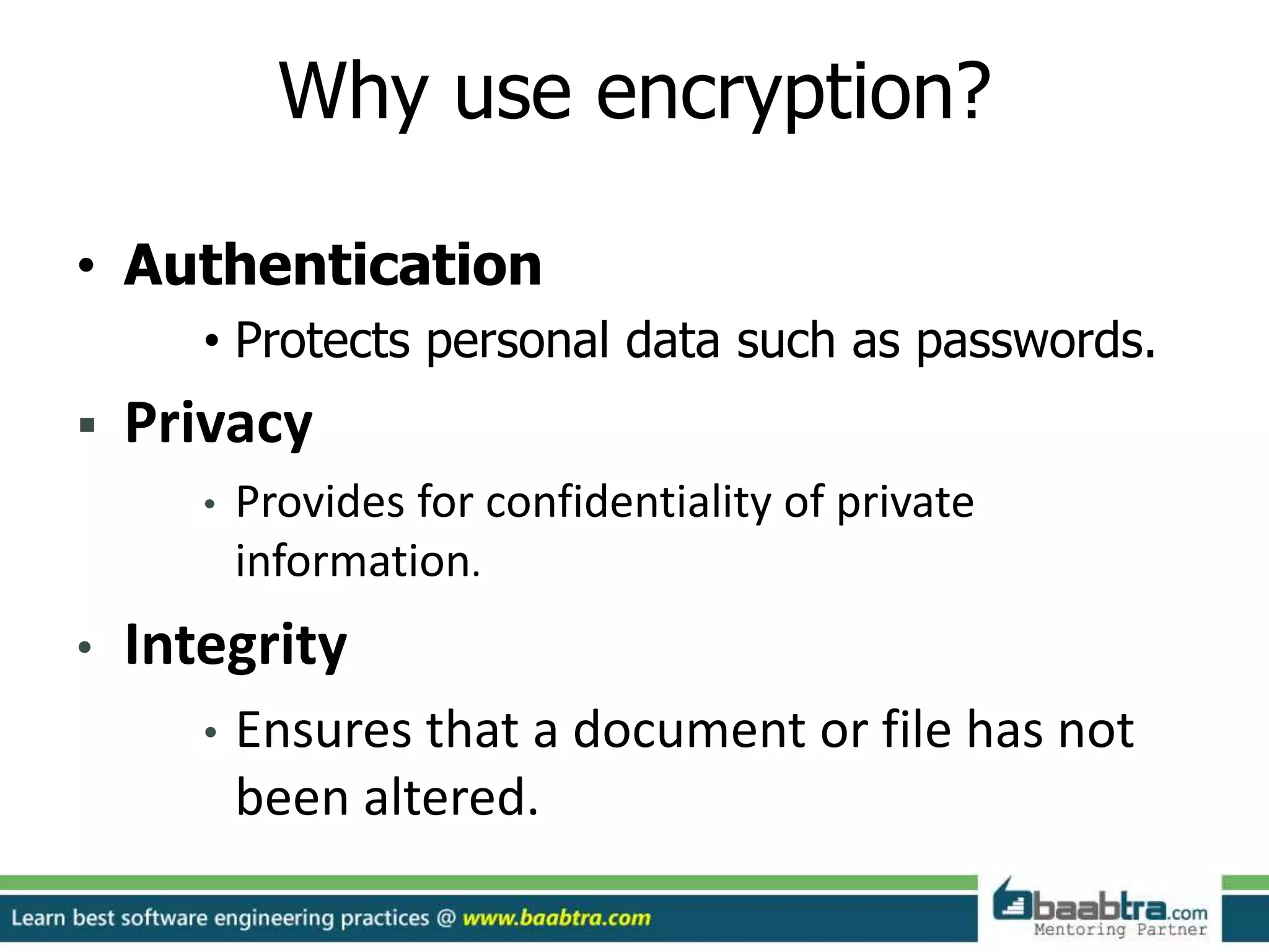 Encryption.ppt | Computing | Technology & Computing