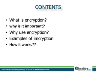 Encryption.ppt | Computing | Technology & Computing