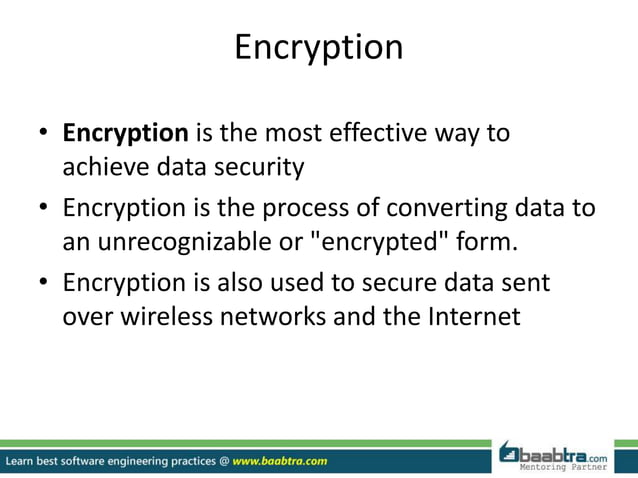 Encryption.ppt | Computing | Technology & Computing