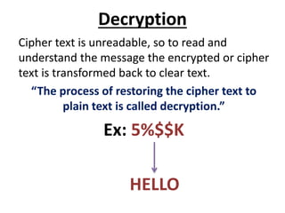 Encryption techniques | PPT