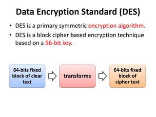 Encryption techniques | PPT