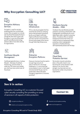 PKI and IoT Trends | Encryption Consulting | PDF