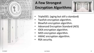 Encryption 2021 | PPTX | Information and Network Security | Computing