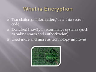 Encryption & cryptography | PPTX