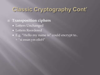 Encryption & cryptography | PPTX