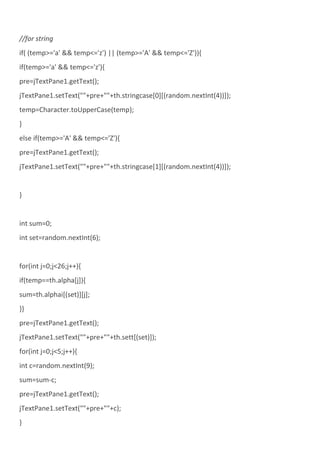 Encryption Decryption Java Project by Devansh Koolwal | PDF