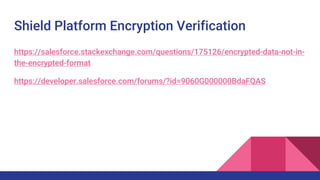 Encryption field and named credentials | PPT