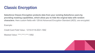 Encryption field and named credentials | PPT