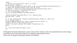 Encryption in php | PPTX | Programming Languages | Computing