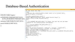 Encryption in php | PPTX | Programming Languages | Computing