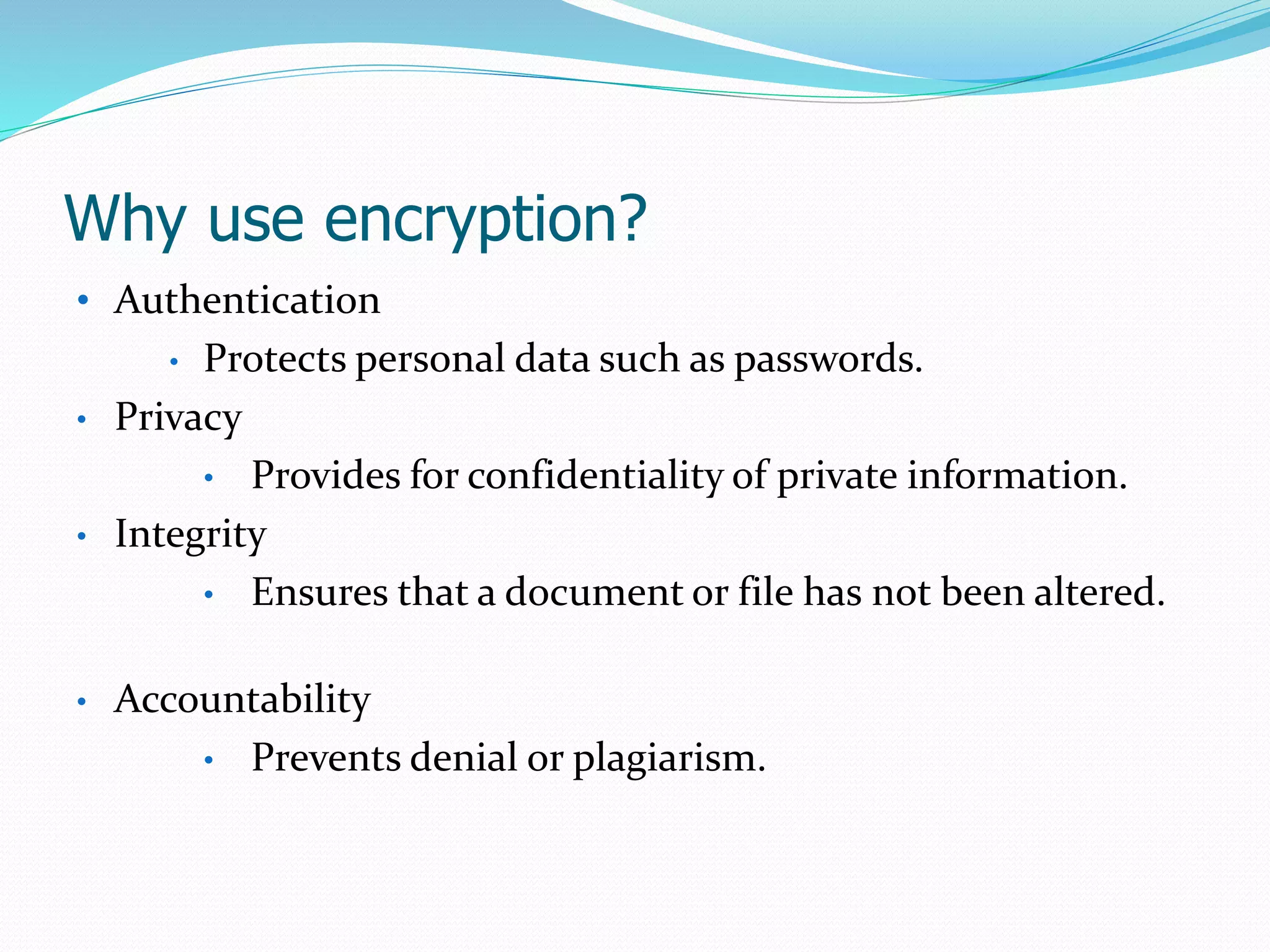 Encryption ppt | PPTX | Computing | Technology & Computing