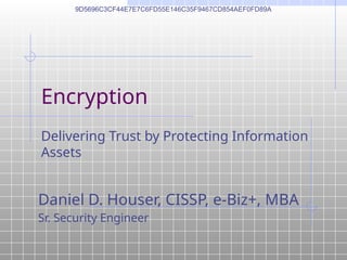 Cryptography Overview Presentation circa 2005 | PPTX
