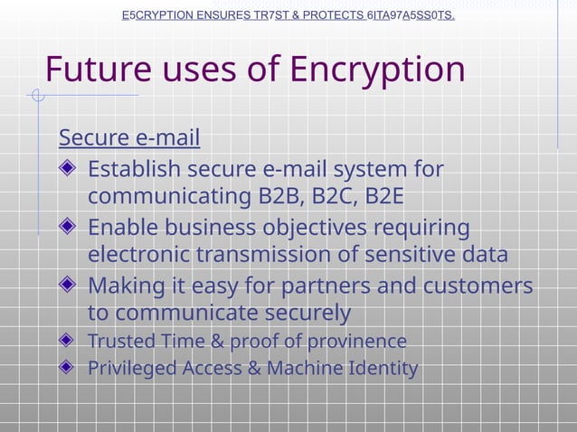 Cryptography Overview Presentation circa 2005 | PPTX