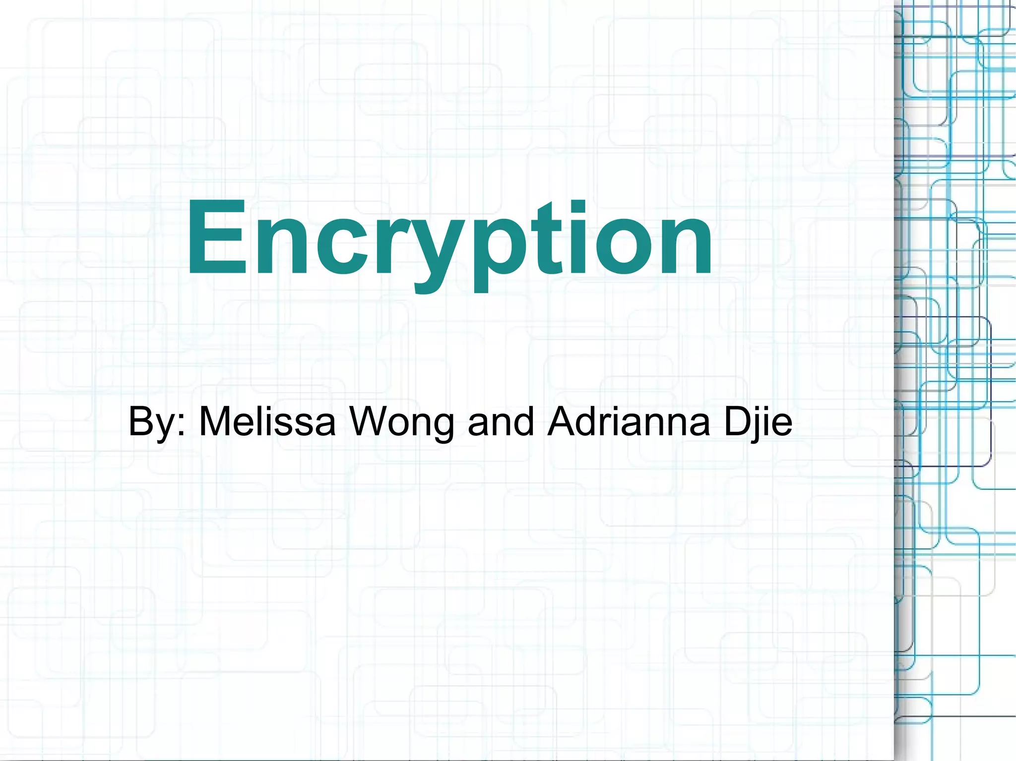 Encryption presentation final | ODP | Computing | Technology & Computing