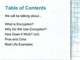 Encryption presentation final | ODP