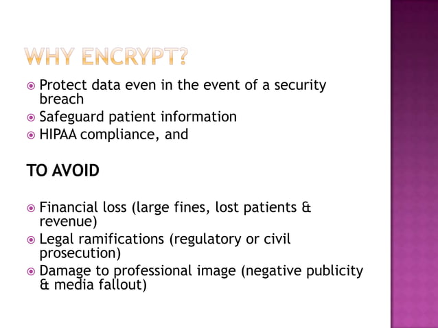 Encryption Solutions for Healthcare | PPT