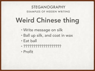 A Brief History of Secret Writing | PDF