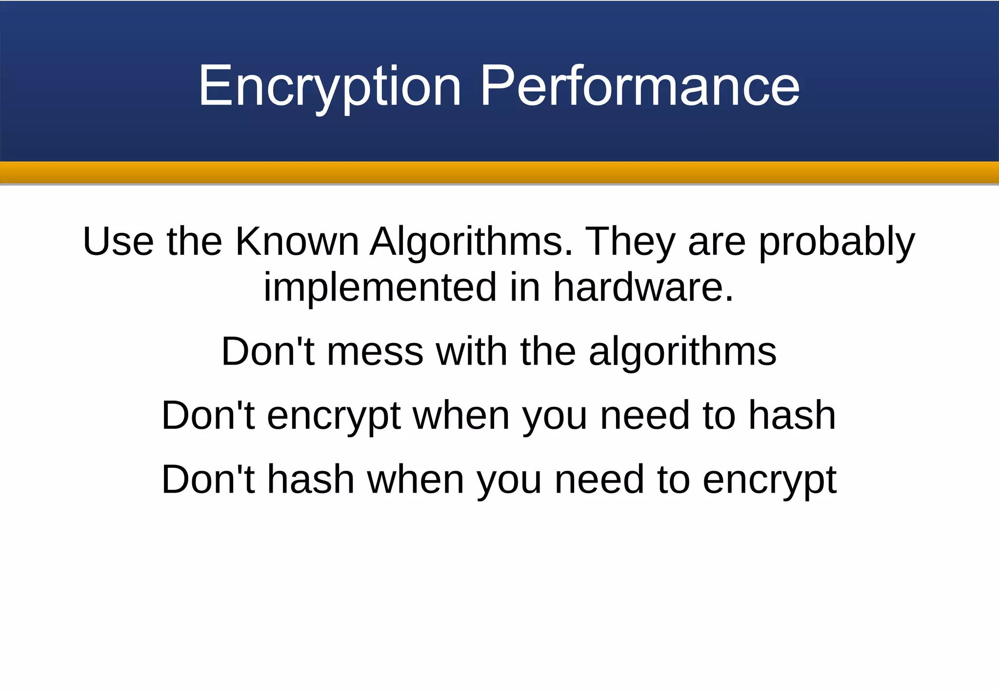 Encryption Techniques | ODP