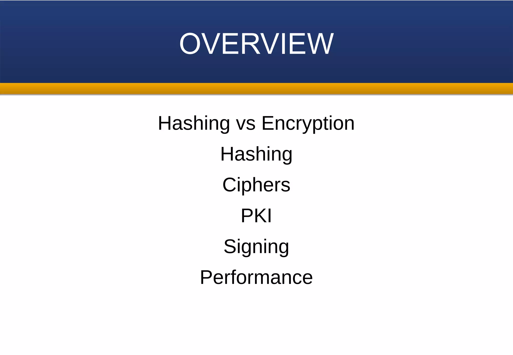 Encryption Techniques | ODP