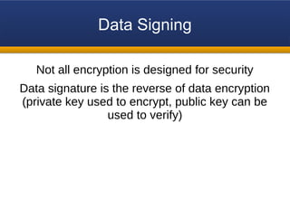 Encryption Techniques | ODP