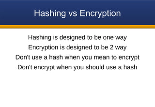 Encryption Techniques | ODP
