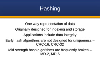 Encryption Techniques | ODP