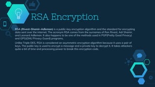 Encryption techniques | PPT