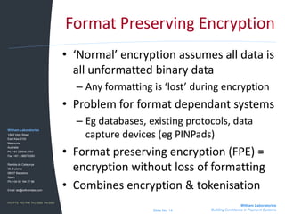 Encryptionvstokenisationforshare | PPT