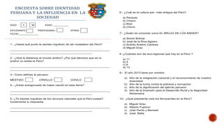 ENCUESTA IDENTIDAD NACIONAL | PPTX