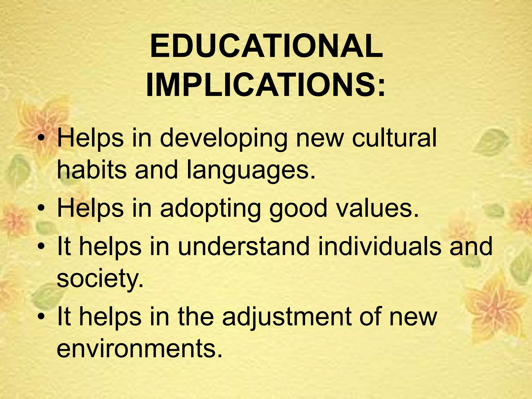 Enculturation and acculturation | PPTX