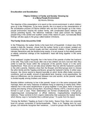 Enculturation and socialization | DOCX