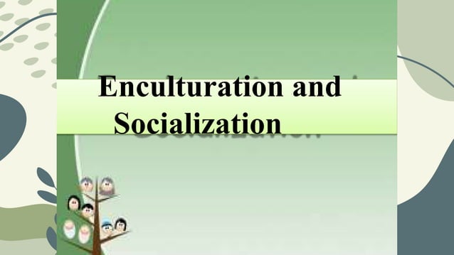 enculturation and socialization-Understanding Culture, Society, and ...
