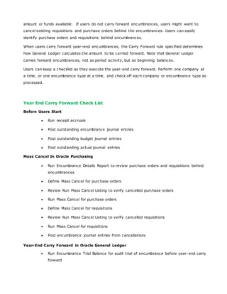 Encumbrance Accounting | DOCX