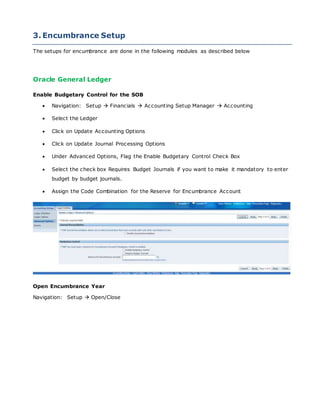 Encumbrance Accounting | DOCX