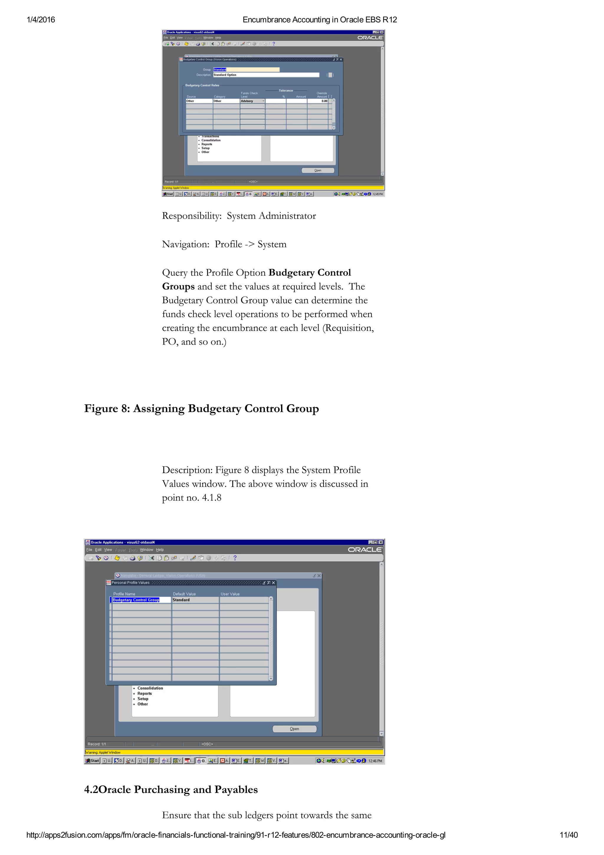 Encumbrance accounting in oracle ebs r12 | PDF