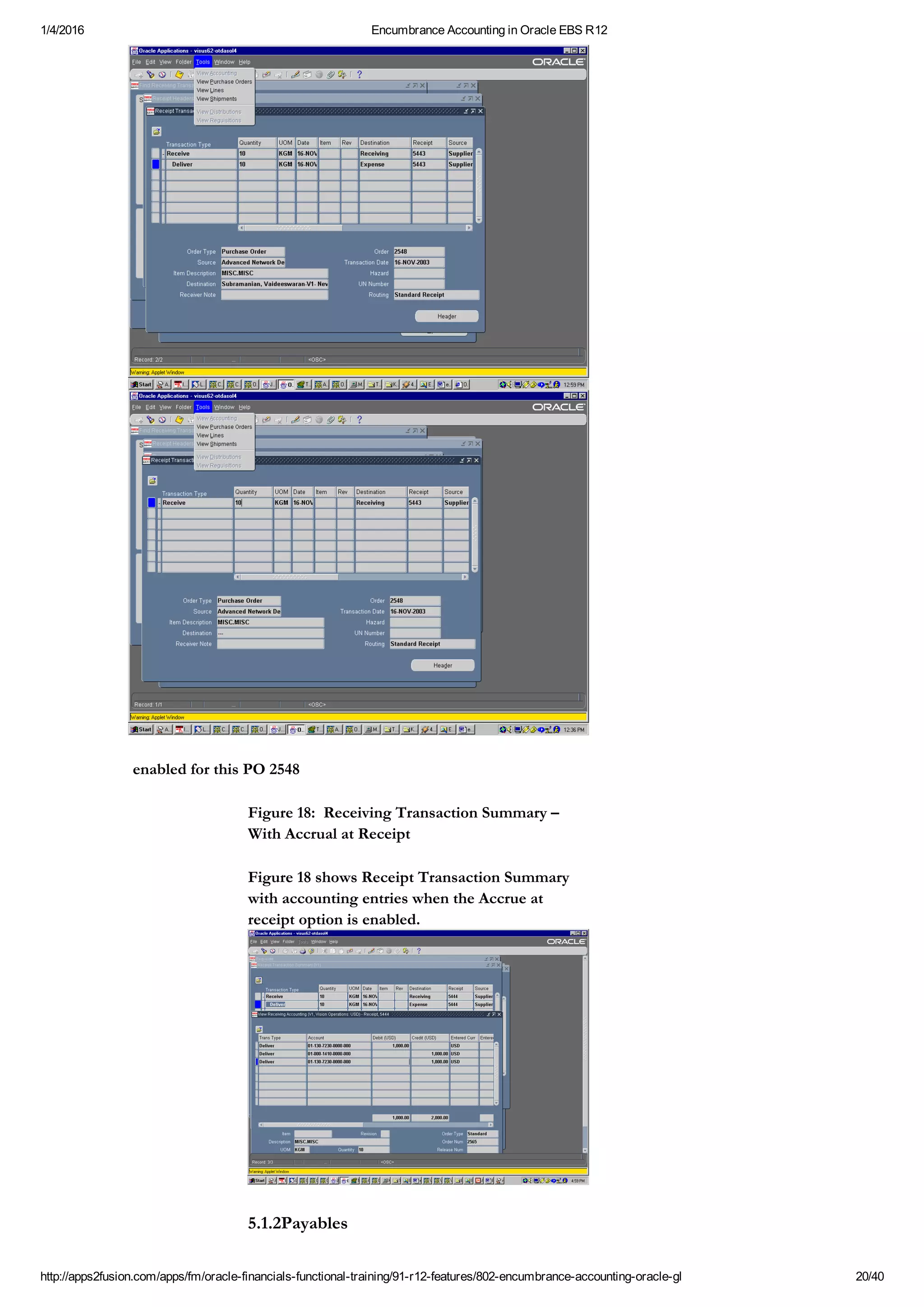 Encumbrance accounting in oracle ebs r12 | PDF