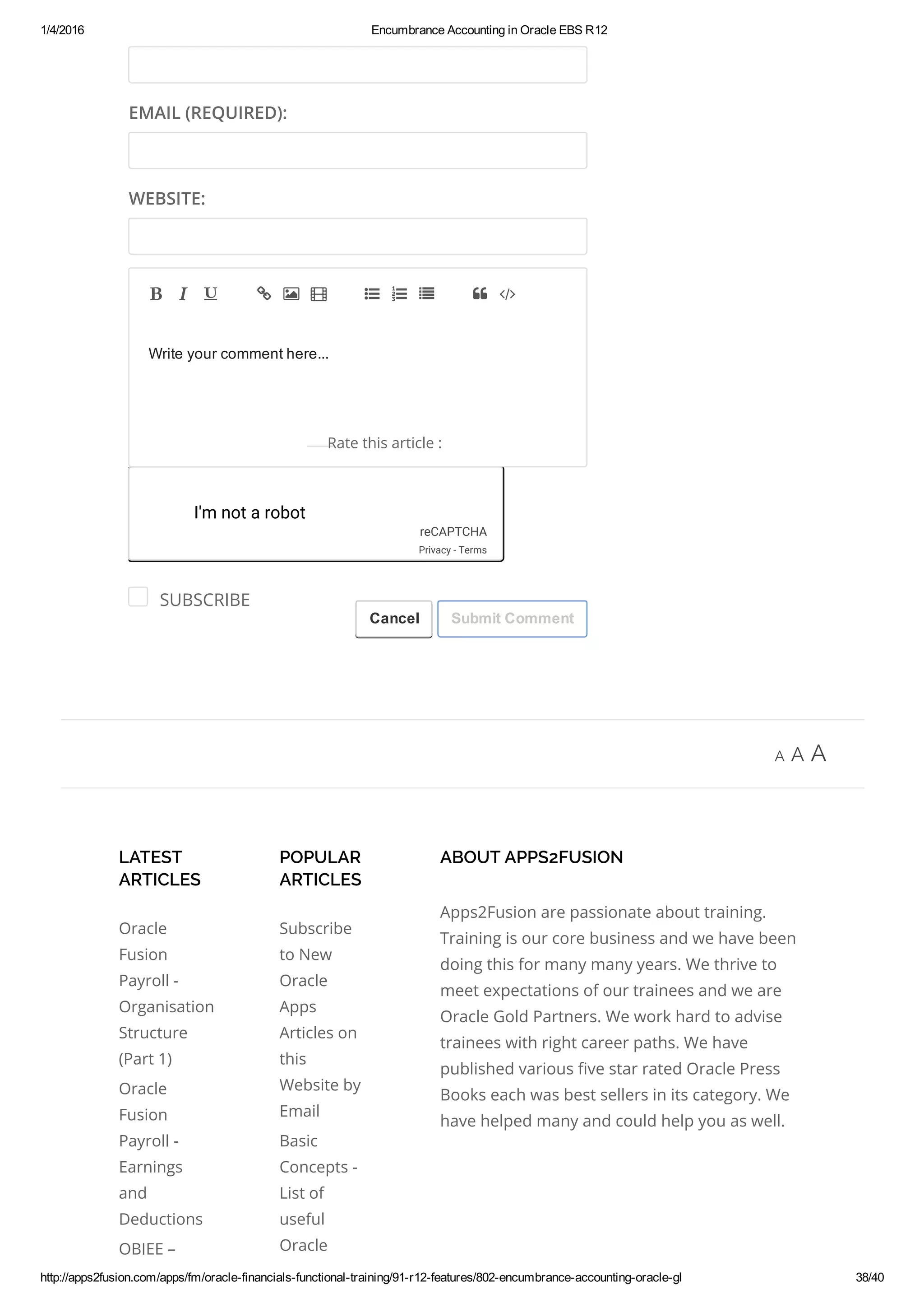 Encumbrance accounting in oracle ebs r12 | PDF