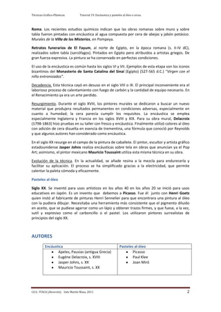 Encáustica | DOCX