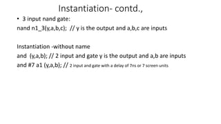 gate level modeling | PPTX